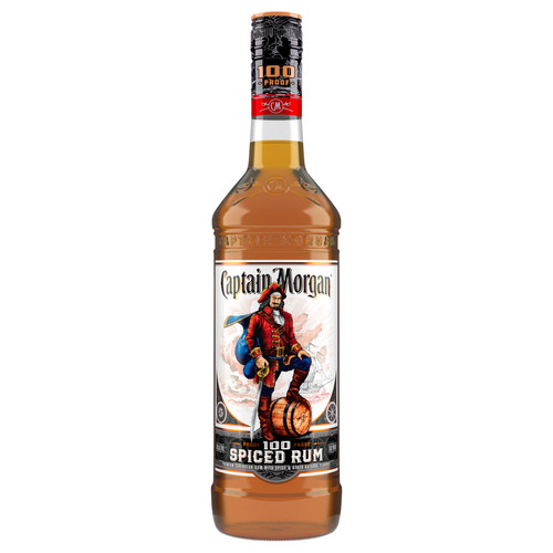 Captain Morgan 100 Proof Spiced Rum 750 ML | DoorLiquor.com