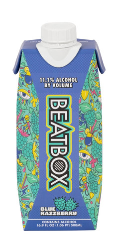 BeatBox Blue Razzberry Party Punch Carton (16.9 fl oz) | SBC Liquors