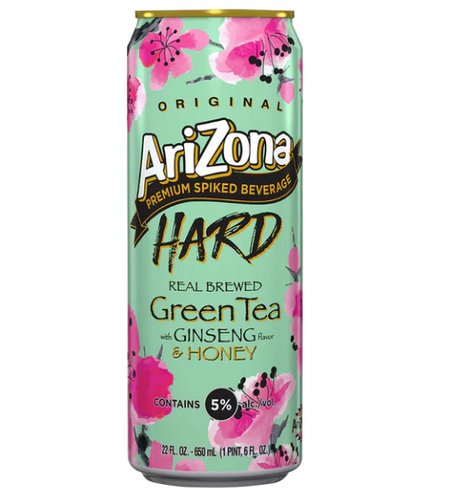 Arizona Hard Green Tea 22oz Can 5.0% ABV | Liquordepot