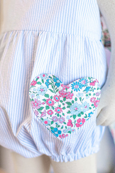 Harper with Heart Pocket & Sash