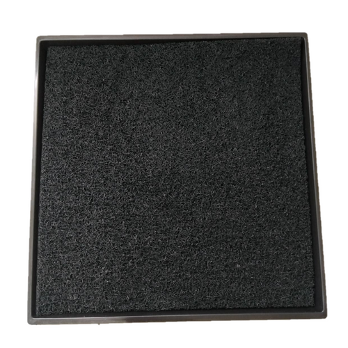 Foot disinfection mat with tray 2ft. x 2ft. | Cleaning Supplies