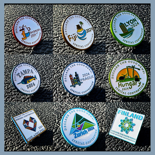 100- Special Convention Lapel Pins | JWSTUFFORG