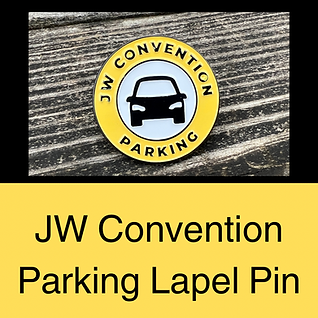 JW Convention Parking Lapel Pins | JWSTUFFORG