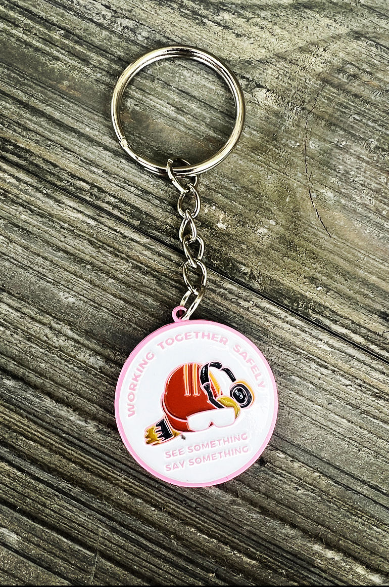 Working Together Safely Mini-Keychain | JWSTUFFORG