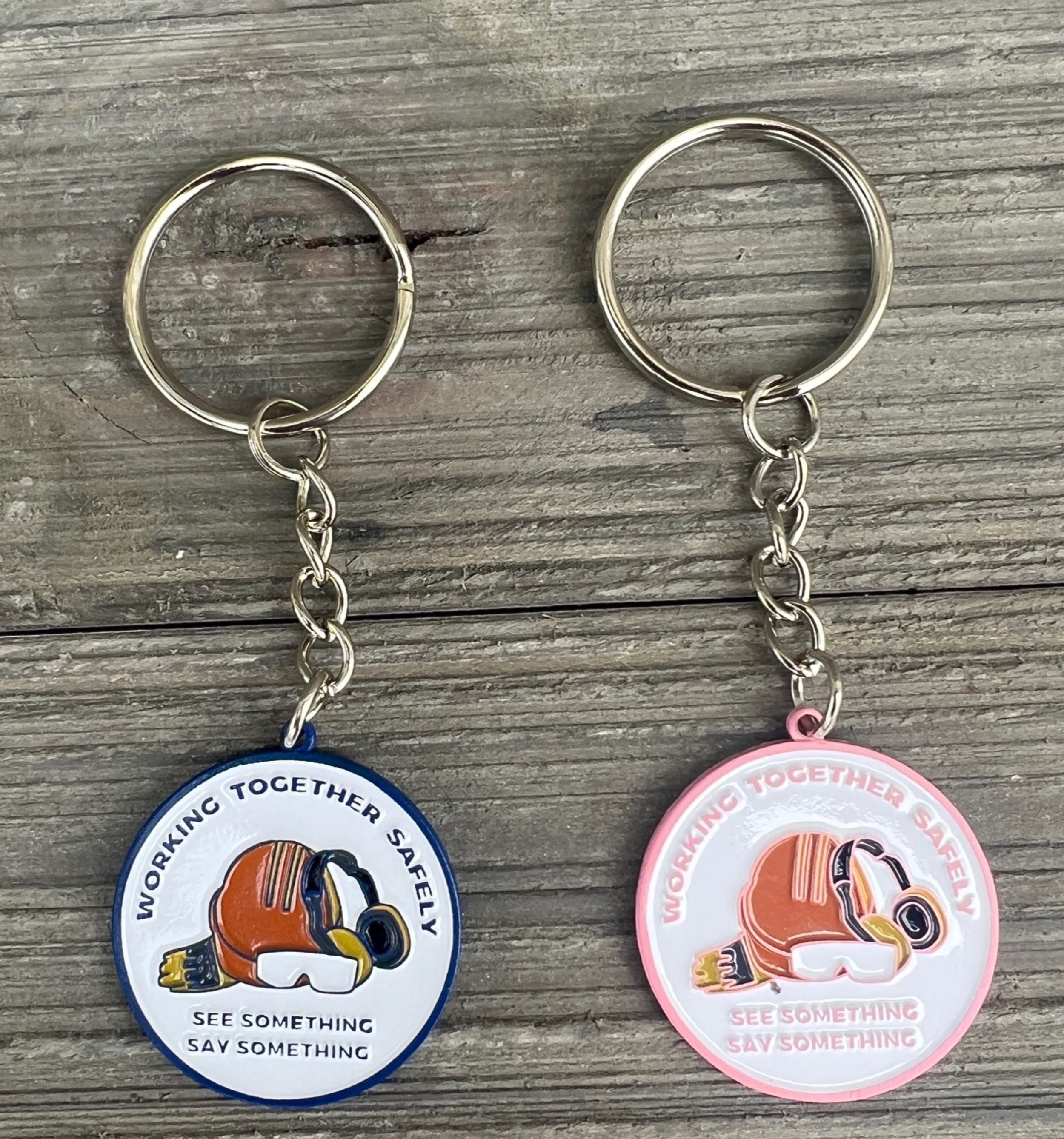 Working Together Safely Mini-Keychain | JWSTUFFORG