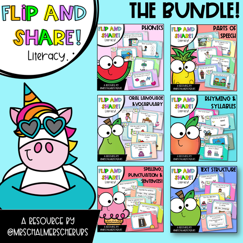 Flip and Share Literacy: The Bundle! | Australian Curriculum Friendly ...