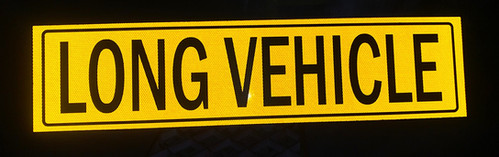 Long Vehicle Reflective Sign | affordablesignscomau