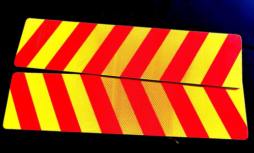 Candy Stripe Traffic Sign Truck Reflective | affordablesignscomau