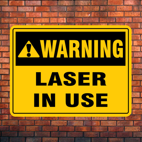 Warning Laser In Use Sign | affordablesignscomau