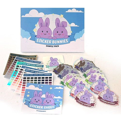 Sample Pack | Sticker Bunnies