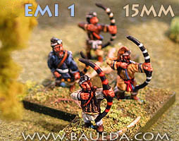 15mm Emishi Light Archers EMI1 | model-army.com