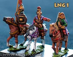 15mm Lombard Mounted Command LNG1 | model-army.com