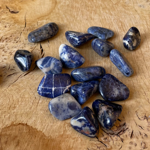 Sodalite Tumble Stone | Fire + Alchemy