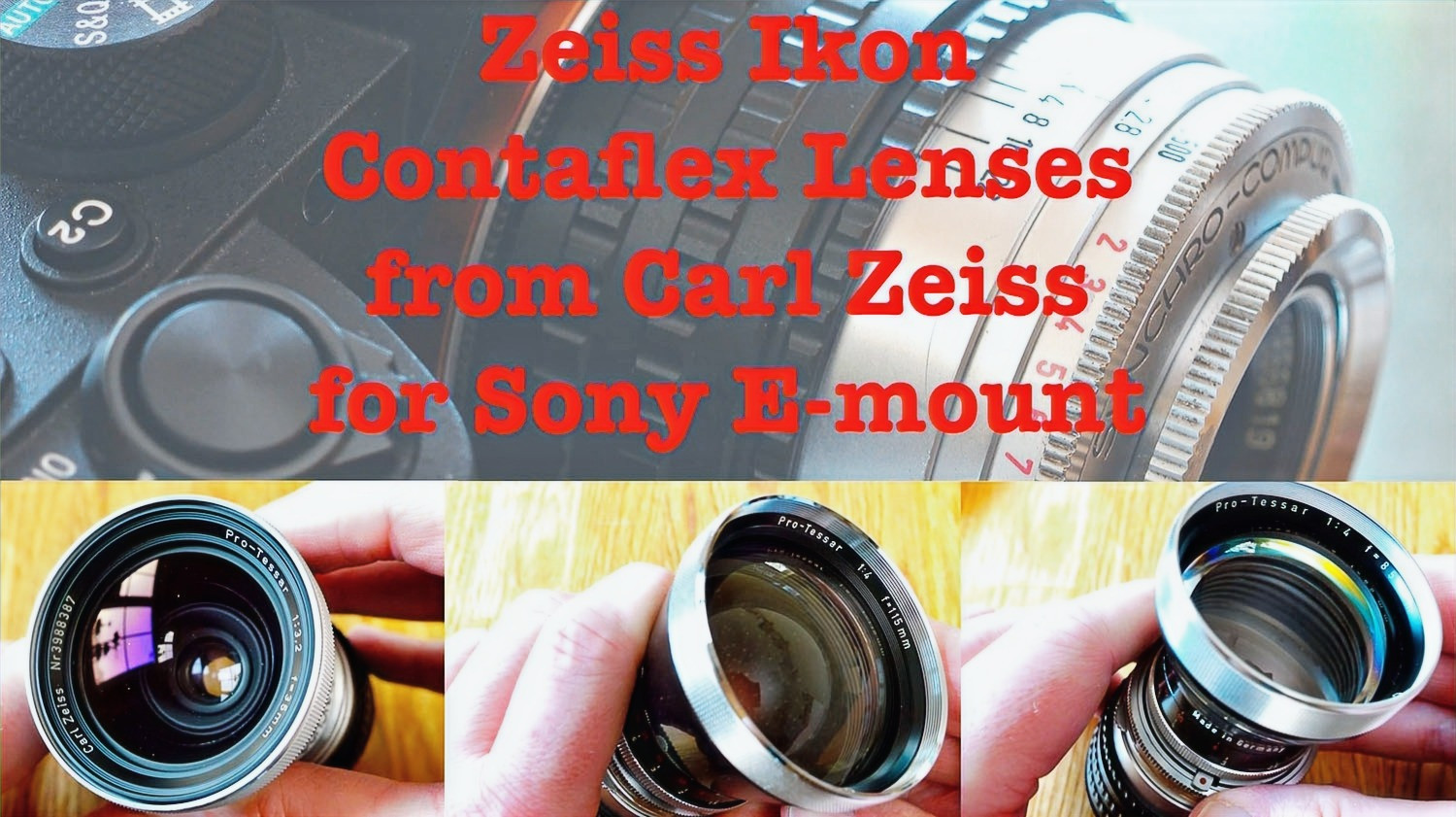 Zeiss Ikon Contaflex Carl Zeiss Pro-Tessar | apertureonepointfour