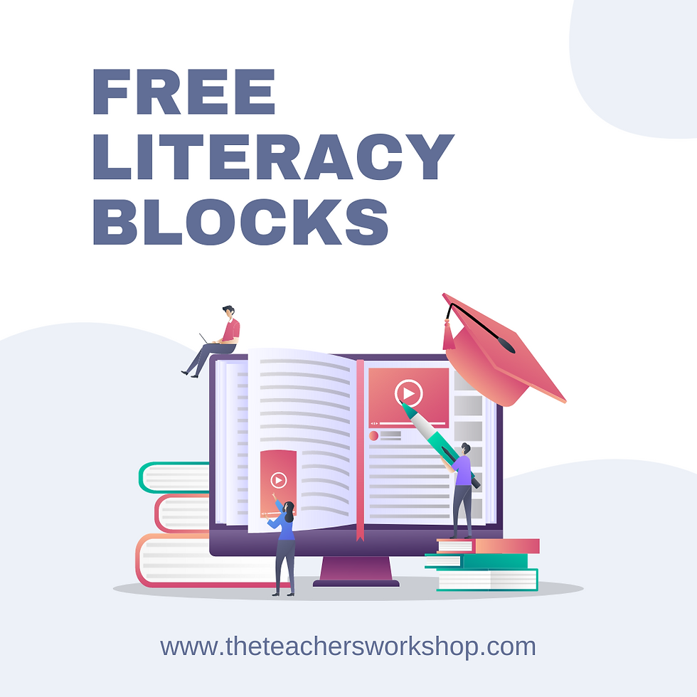 Free Literacy Block Reflection