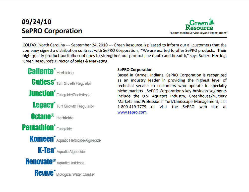 SePRO Corporation