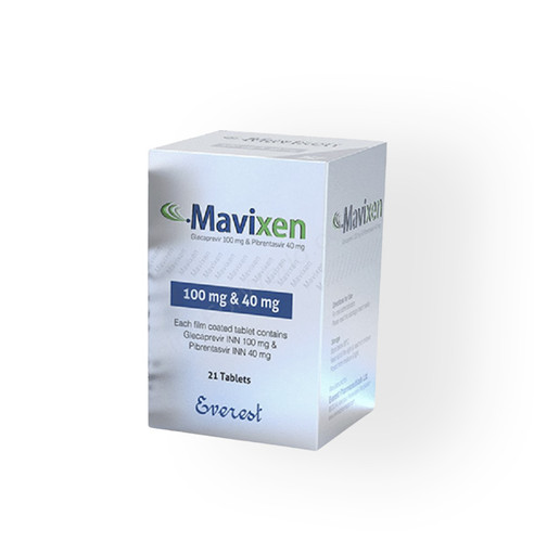 GLECAPREVIR 100 mg/PIBRENTASVIR 40 mg (Mavixen) - ver Precio