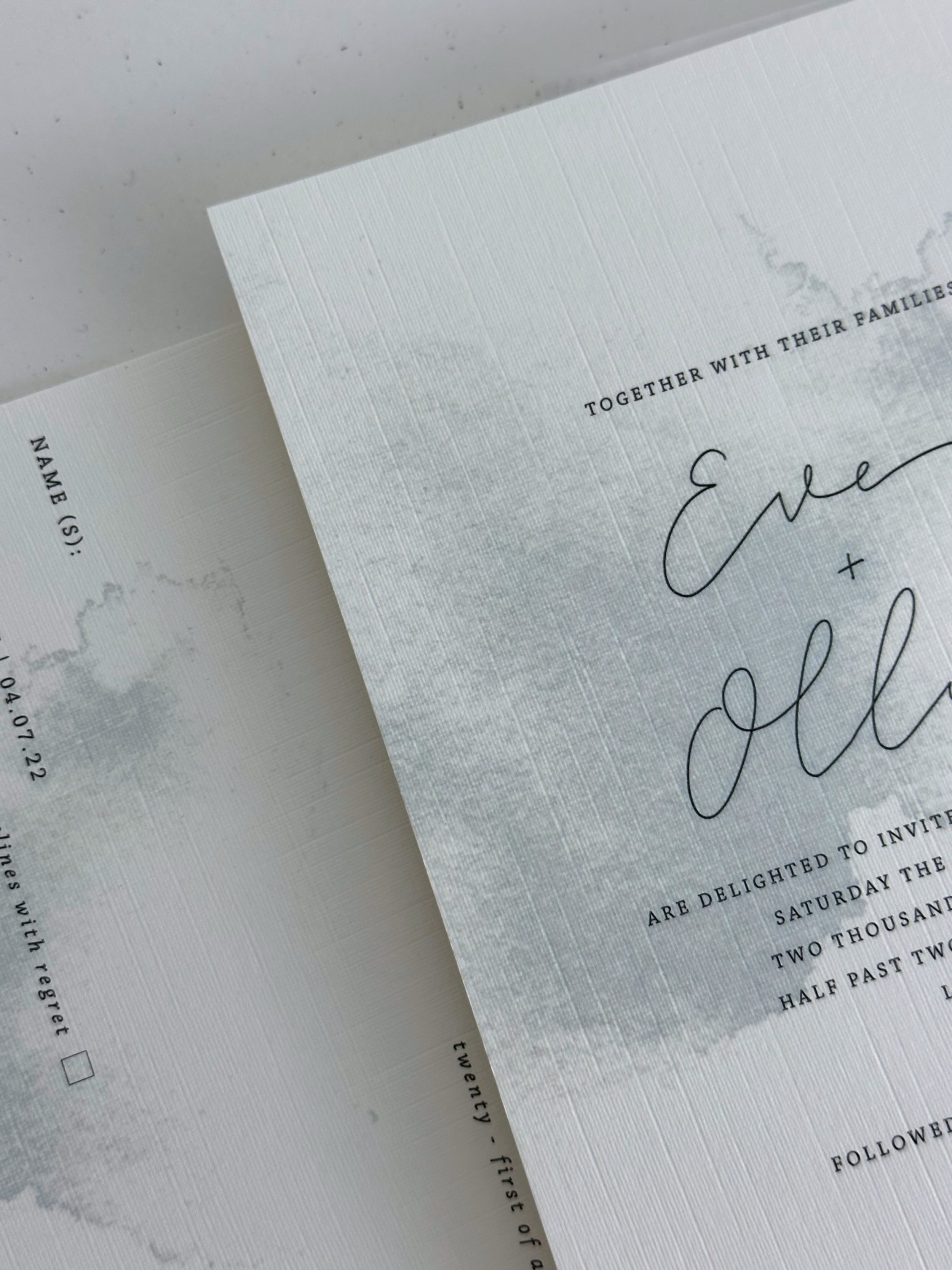 MAP | Vine In The Wild | Wedding Stationery | Whalley