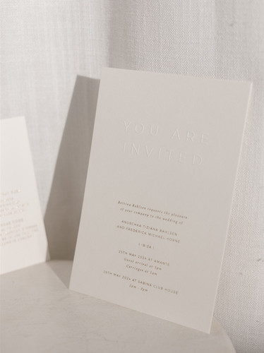 Harper Invitation Sample | Vine In The Wild
