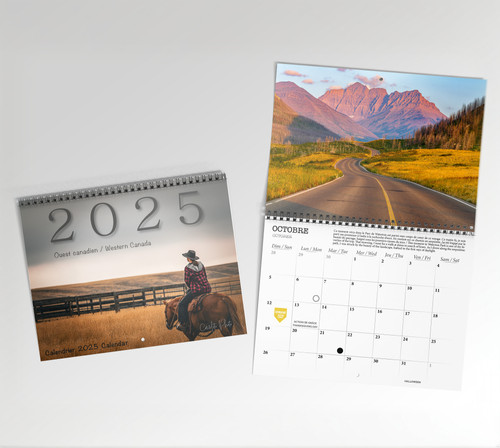 Calendrier 2025 - Ouest canadien | Carlito photo