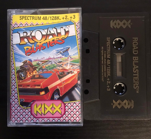 Road Blasters, ZX Spectrum, Released by KIXX, WORKING | The Big Gift Shop