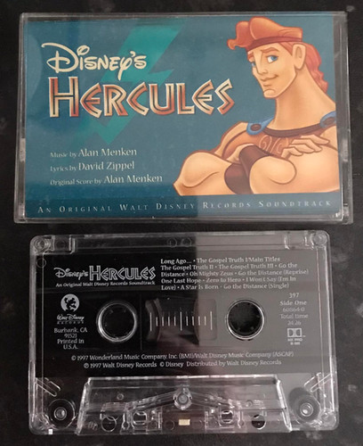 Disney's Hercules Movie Soundtrack, Walt Disney Records, 60864 0 | The ...