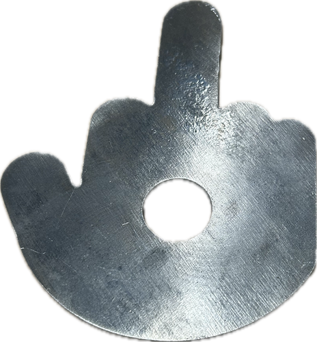 4 middle finger hood washers | Brian’s machine shop