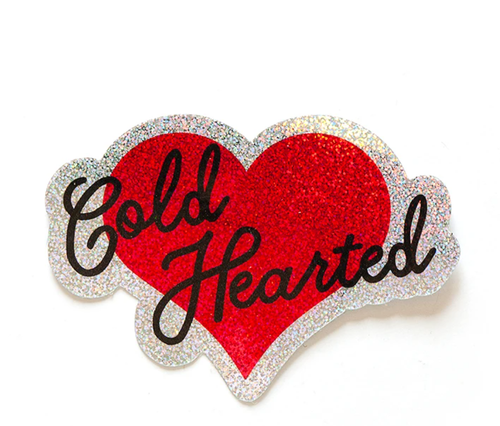 Cold Hearted Sticker | JASPER+PINE