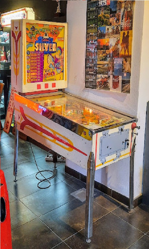 Flipper SILVER Gottlieb 1957 | SPACE Vintage