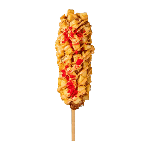 KOREA CRISPY CORN DOG (CORN FLAKES + HOTDOG) 100G | HNJ FOOD SUPPLY