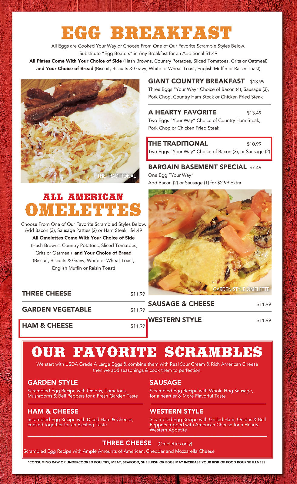 MENU | Calico County Restaurant