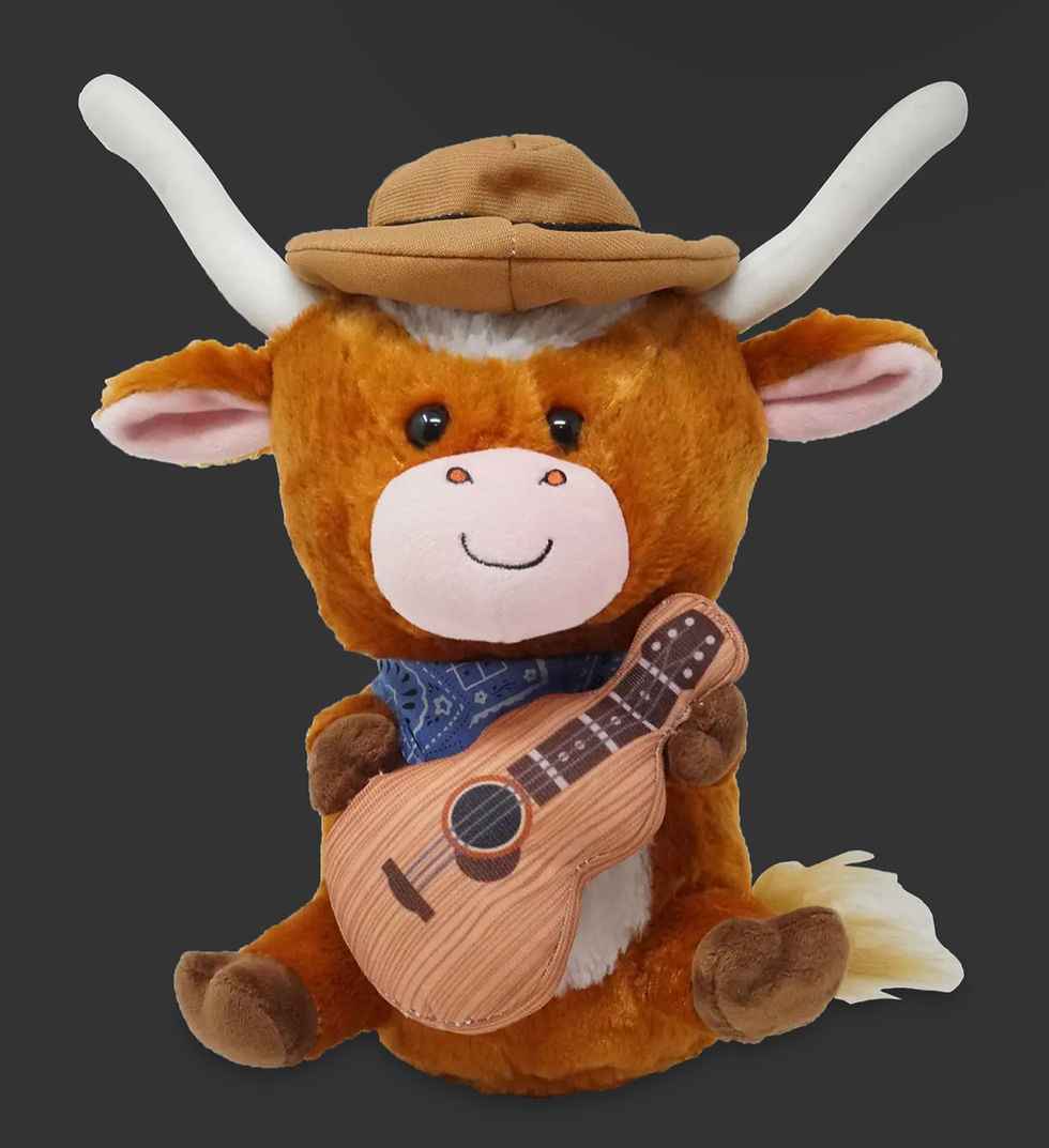 Cuddle Barn Lil Austin (Singing Dancing Cowboy Longhorn Plush Toy ...