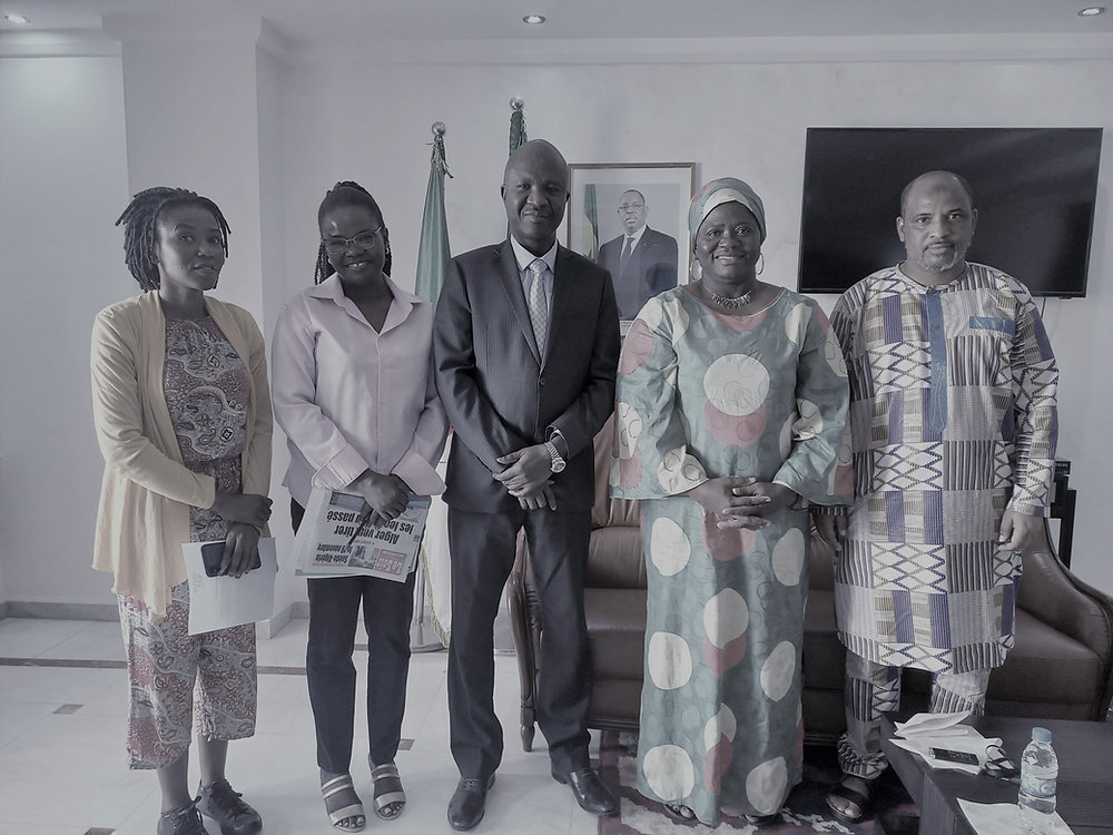 AUB Center of Content Exchange Staff was granted an audience by Senegal ...