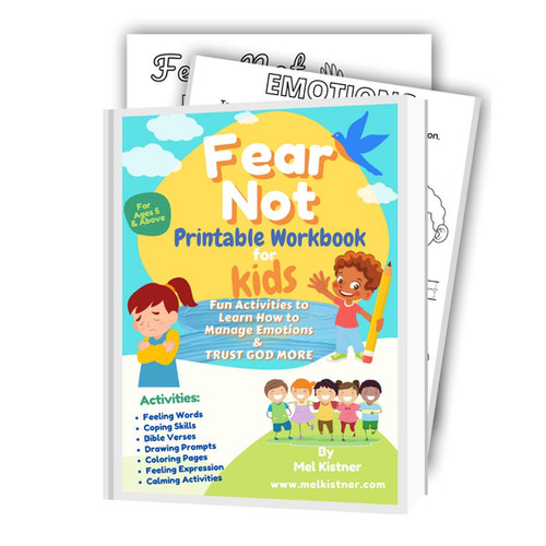 Fear Not Printable Workbook for Kids | Mel Kistner