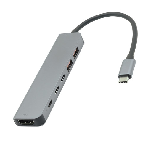 USB-C 4K60Hz 10G 6 Port Hub | Cable Technology Corp.
