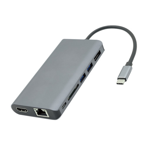 USB-C 8K HDMI + DisplayPort 7 Port Hub | Cable Technology Corp.
