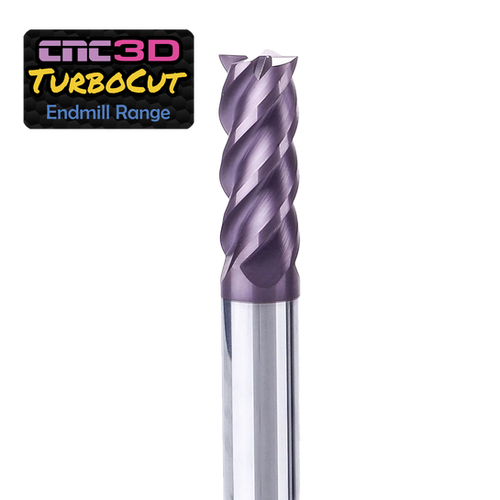 4F Spiral Carbide HRC55 (Steel & Stainless steel) | CNC3D | Gold Coast ...