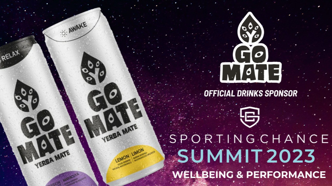 Go Mate - Official Drinks Sponsor of Sporting Chance Summit 2023!