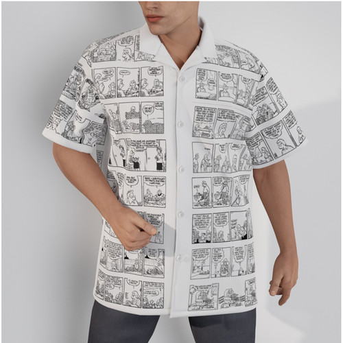 Comic Strip Button-Up Shirt | pickles
