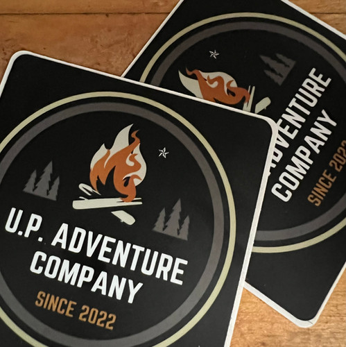 2 Square Logo Sticker | U.P.AdventureCompany