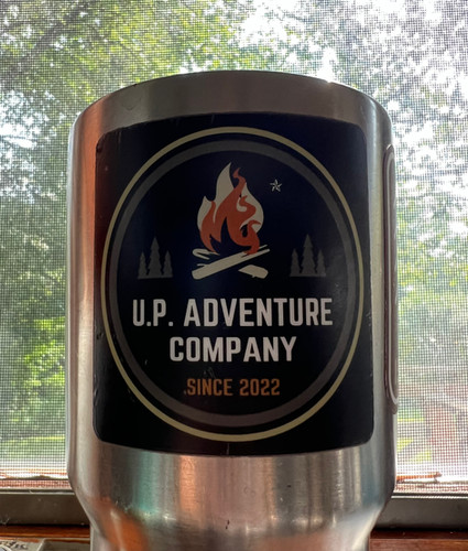 1 Square Logo Sticker | U.P.AdventureCompany