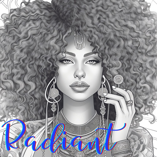 Radiant Coloring Book for Women | rtishcreations