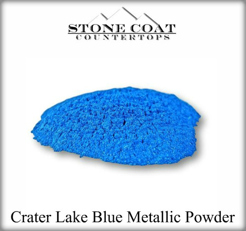 Crater Lake Metallic Powder | stonecoatcountertops