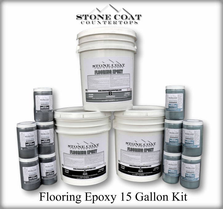 Flooring Epoxy 15 Gallon Project Kit | stonecoatcountertops