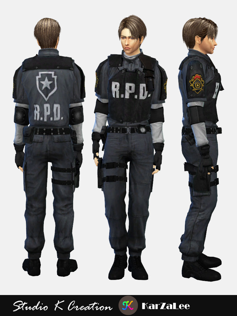 Leon S Kennedy(Re2) R.P.D outfit
