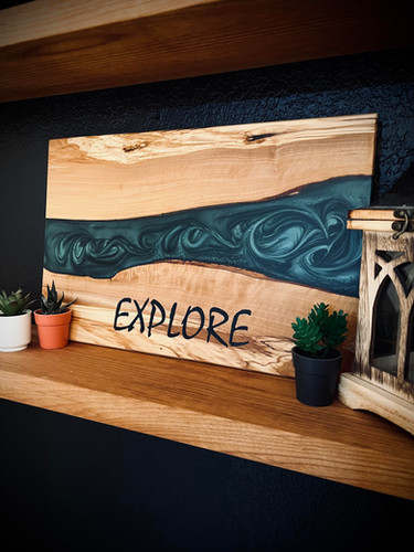 Epoxy River Boards | Tread Woodworking