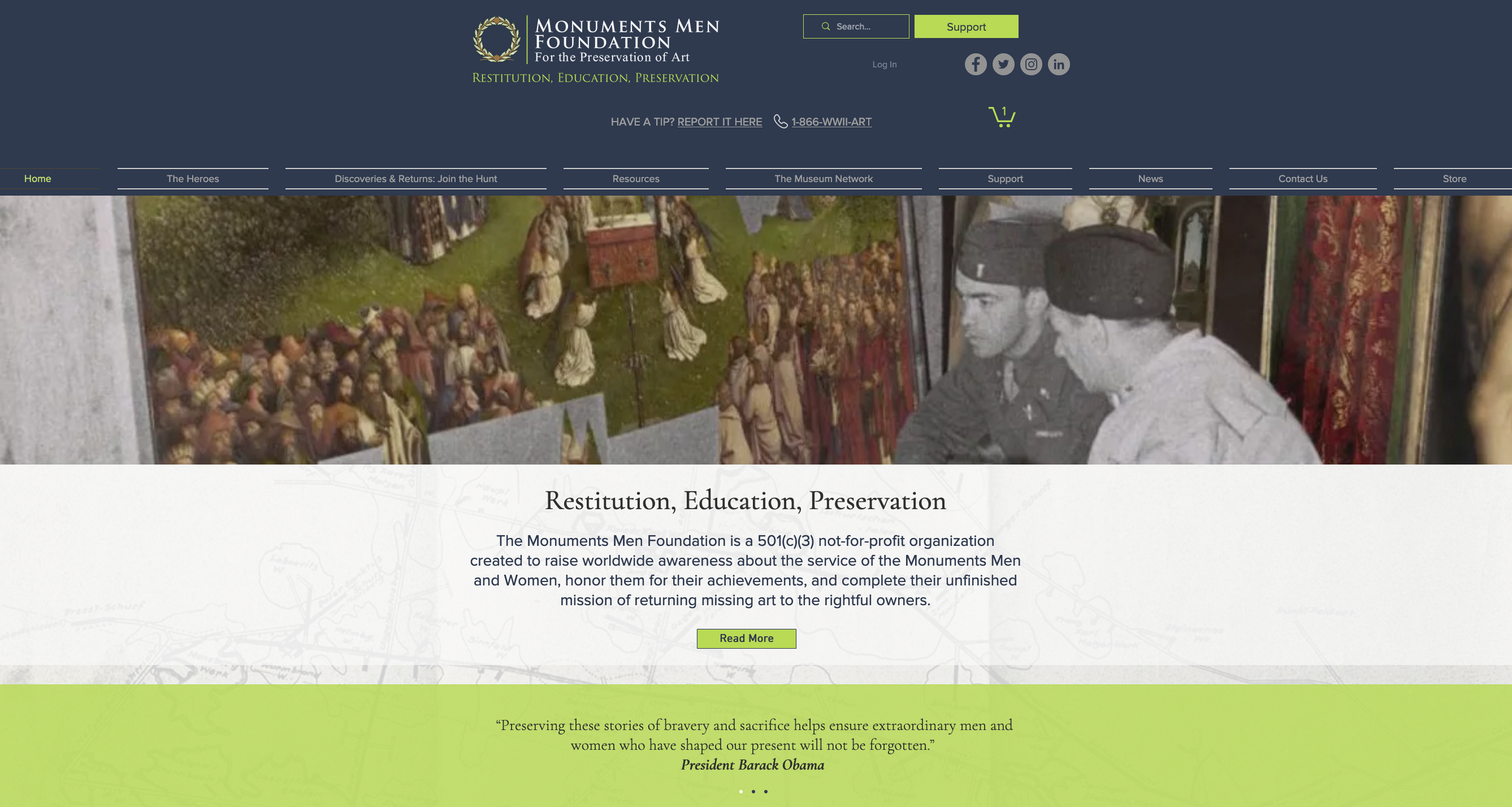 monuments men foundation