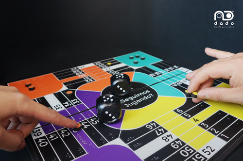 Parques en alto relieve y braille | Dado dpt