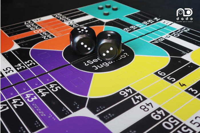 Parques en alto relieve y braille | Dado dpt