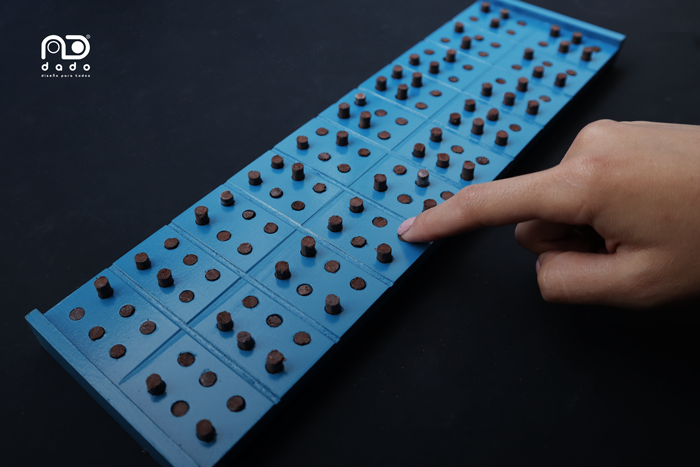 Regleta pre-braille doble | Dado dpt